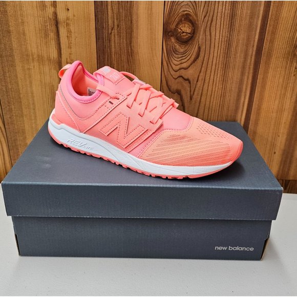 New Balance | Shoes | New Balance 247 Hot Orange Pink Womens Running ...